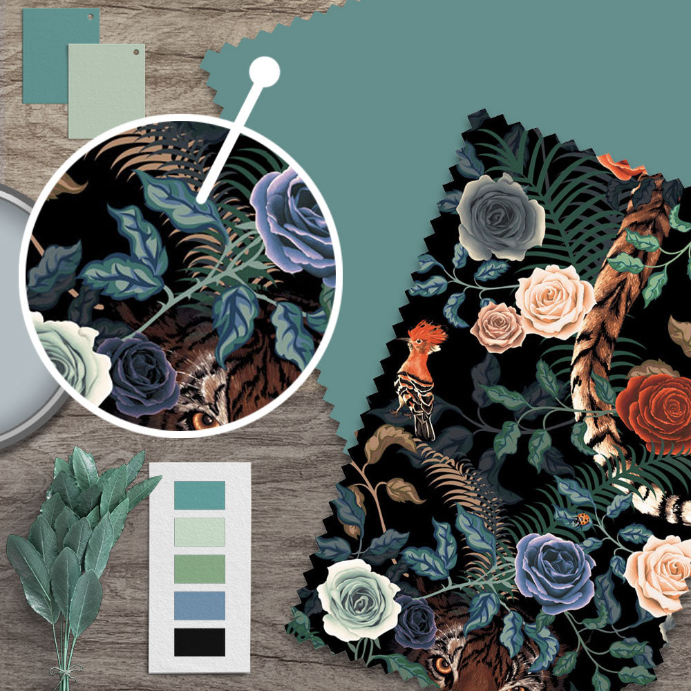 Bespoke Plain Fabrics in Custom Colours: Match to Patterned Fabrics ...