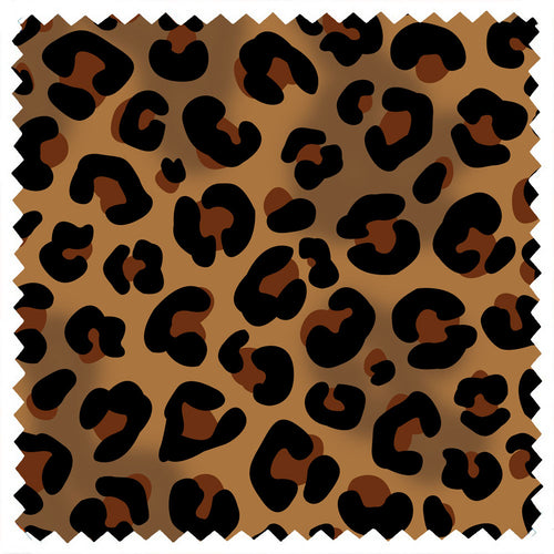 Leopard Print in Gold & Tan | Animal Print Velvet Fabric Sample – Becca Who