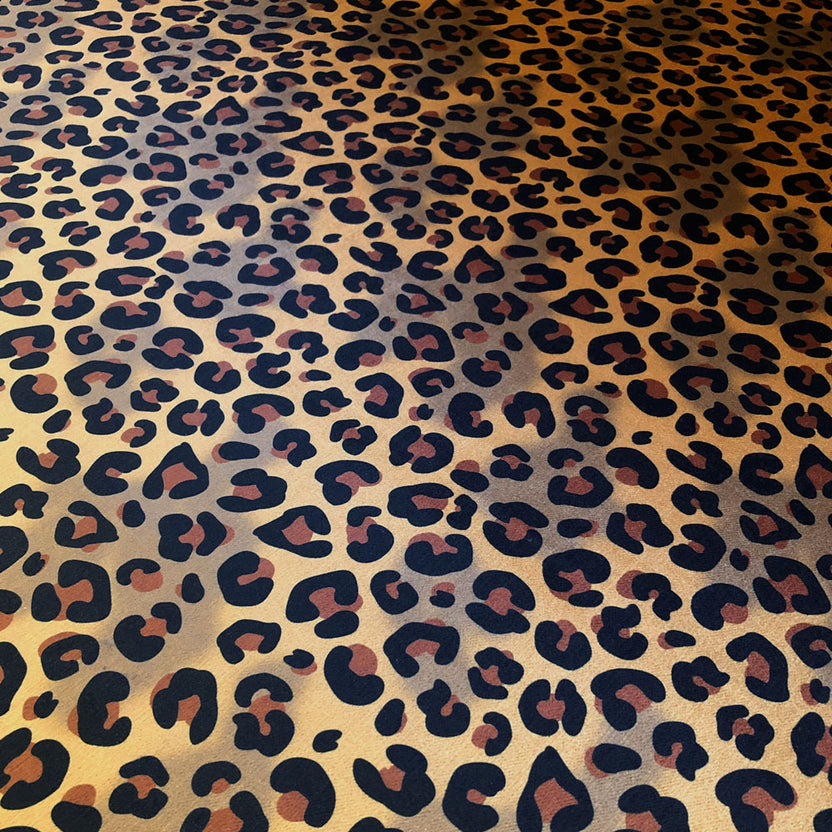 Leopard Print Velvet Furnishing Fabric | Becca Who – Becca Who Ltd