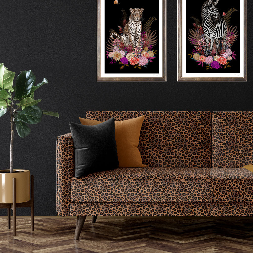Leopard Print Velvet Furnishing Fabric | Becca Who – Becca Who Ltd