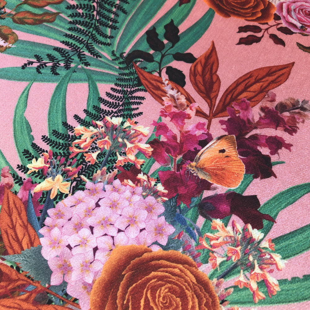 Floral velvet fabric store