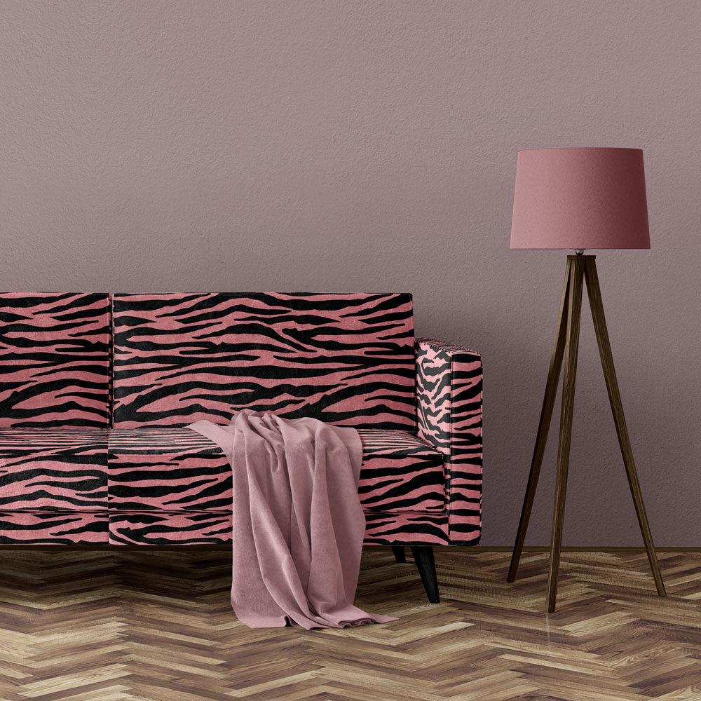 Pink & Black Zebra Print | Designer Furnishing Fabric – Becca Who